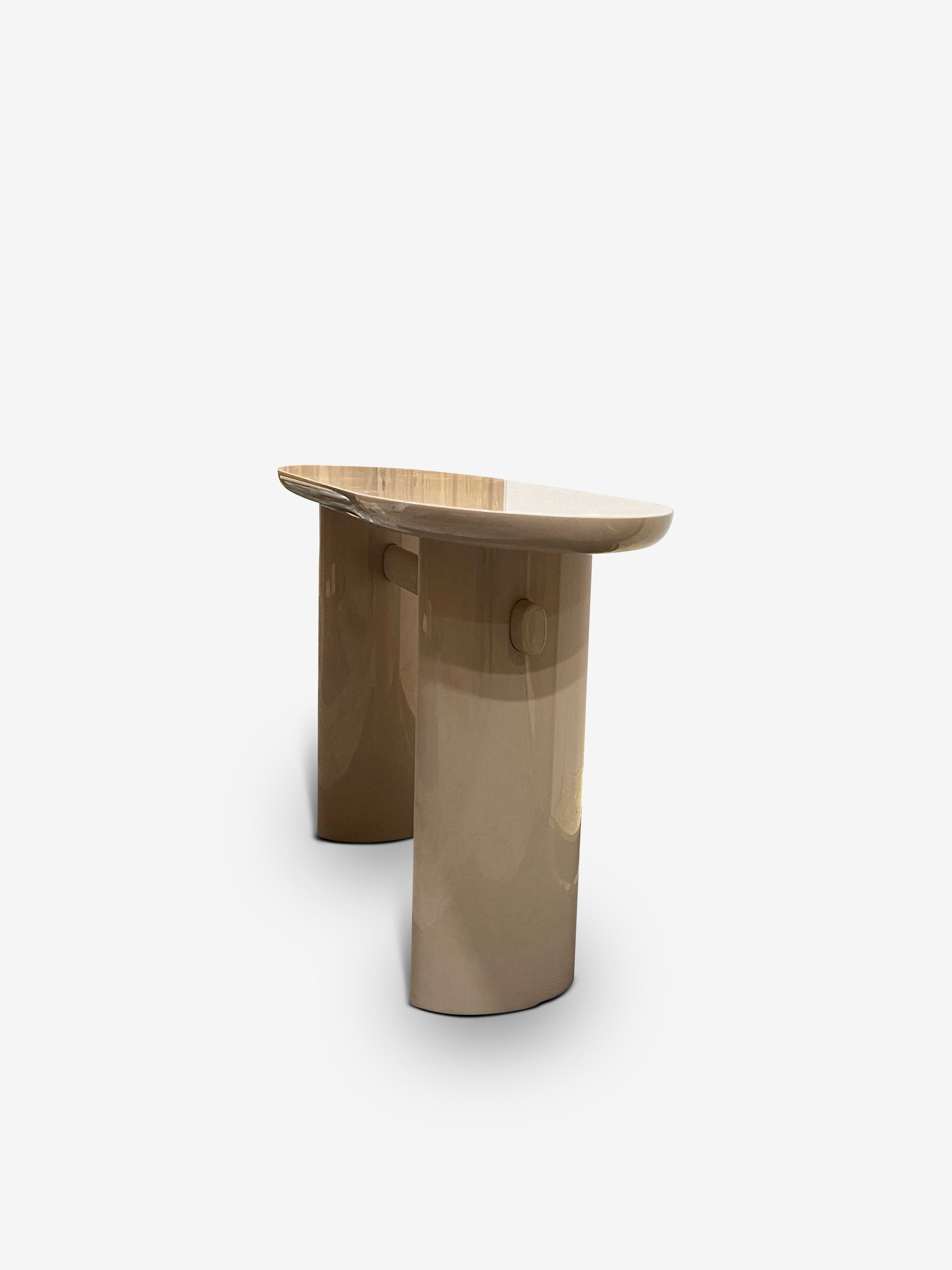 Torii Love Console in Powder Pink Lacquered Gloss by Studiopepe for Ta