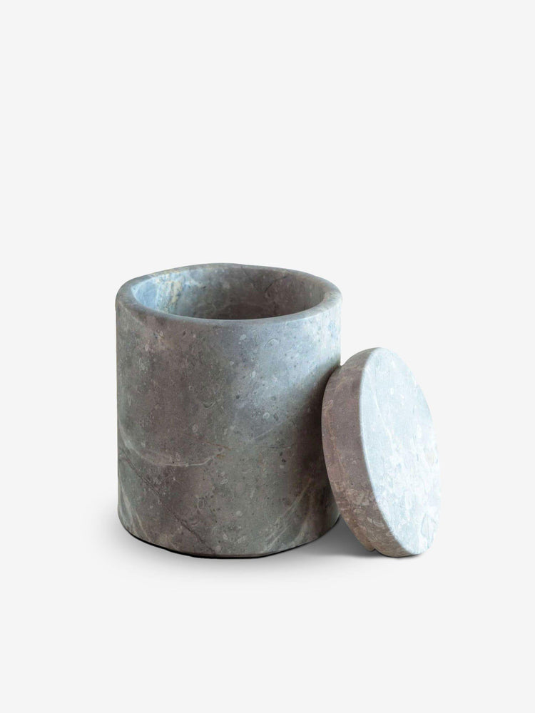 Large Grigio Antico Marble Container – Elegant