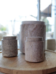 Large Grigio Antico Marble Container – Elegant